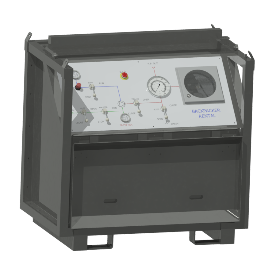 Backpacker Pumps. Rental - Elephant Test Pump